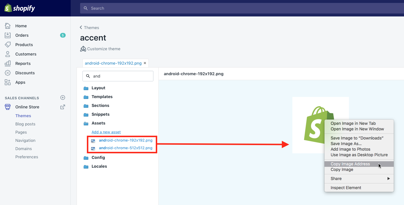 Add Favicons and App Icons for Shopify | Suture